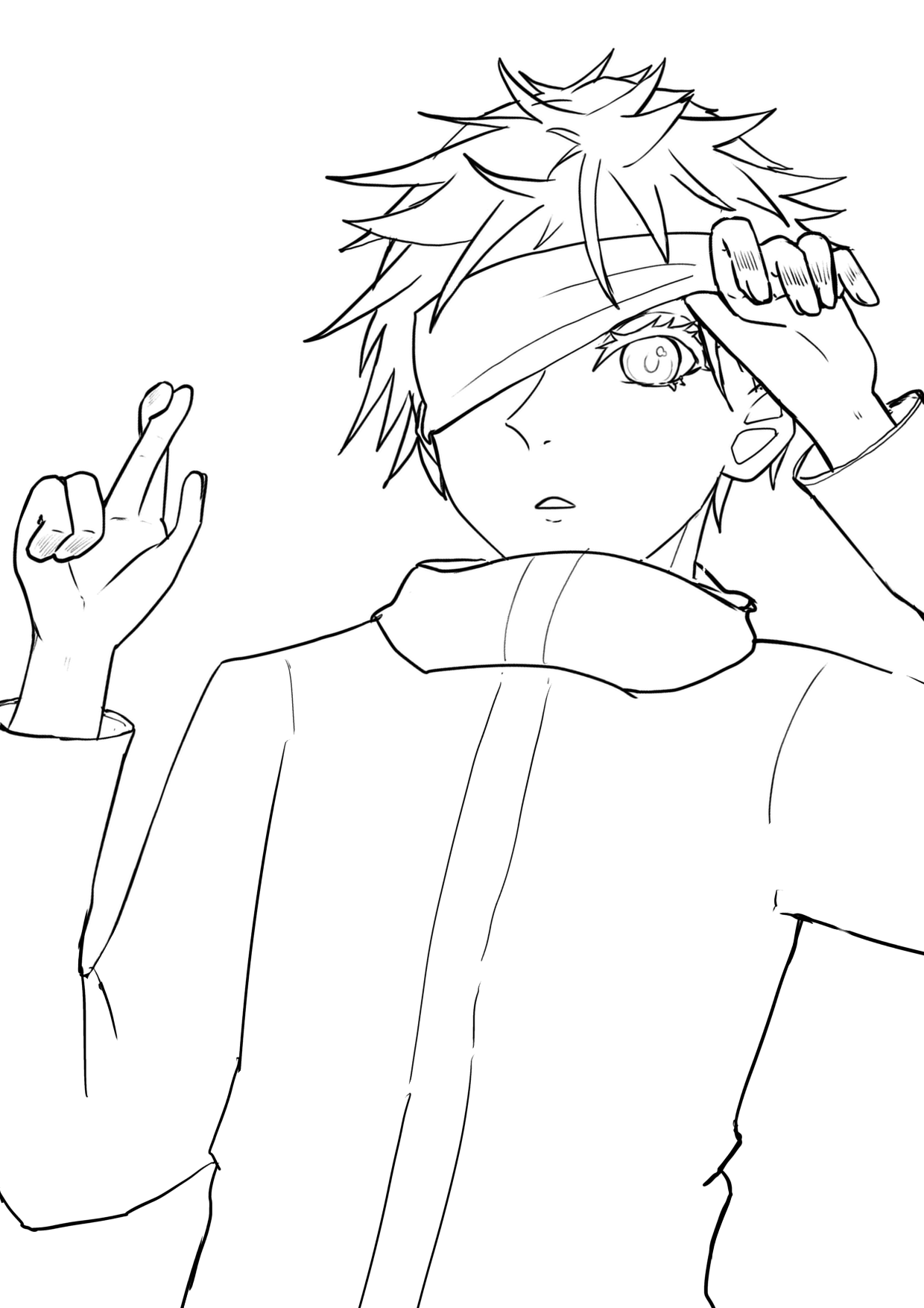 五条先生 Satoru Gojo in Jujutsu Kaiser - ibisPaint