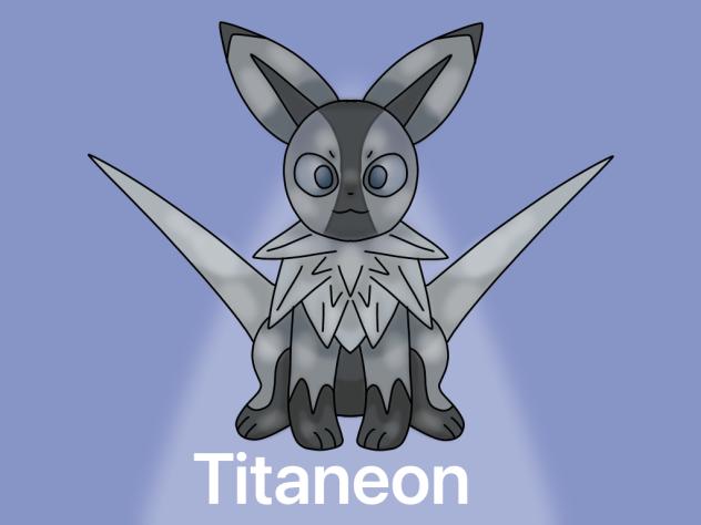 Pokémon. Fakemon. Eeveelutions. Titaneon - ibisPaint