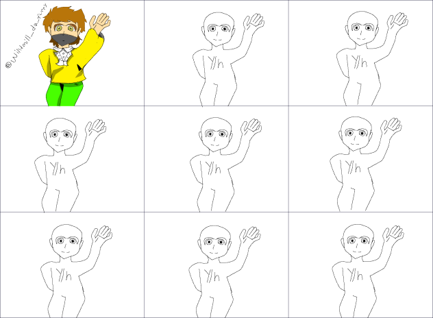 Character collaboration thing - ibisPaint