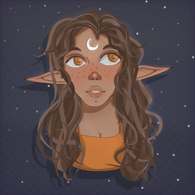 Moon girl - ibisPaint