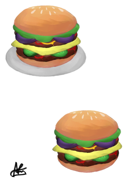 Burger 2 version - ibisPaint