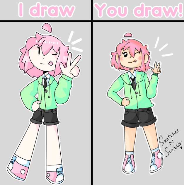 I draw You draw Collab! - ibisPaint