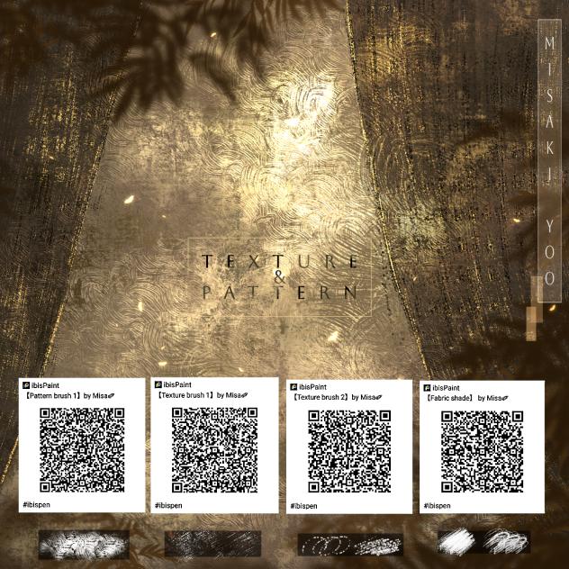 『Texture and Pattern Brush 2 』by Misa - ibisPaint