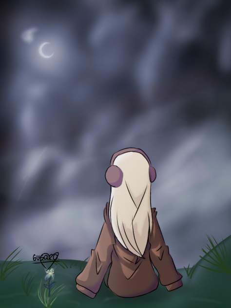 Noche nublado - ibisPaint