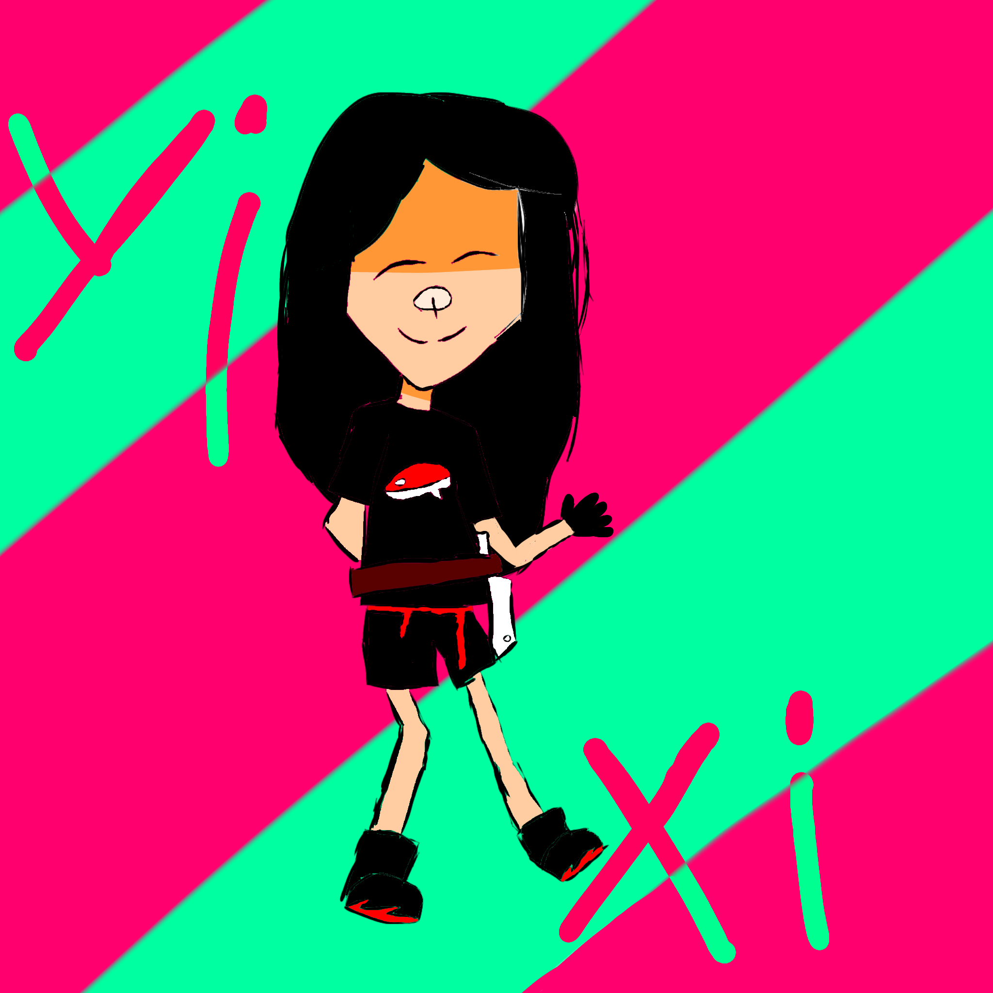 I EXPERIMENTING WITH YI XI'S DESIGN - ibisPaint