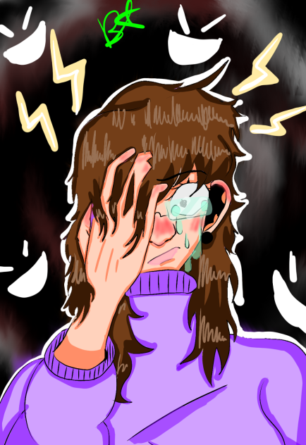 When anxiety strucks - ibisPaint