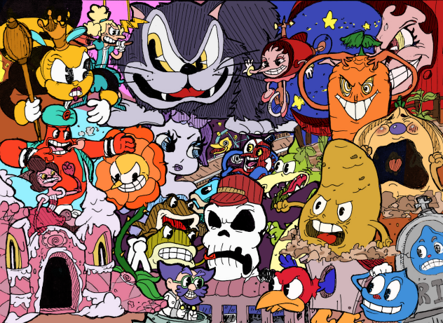 Cuphead Enemy - ibisPaint