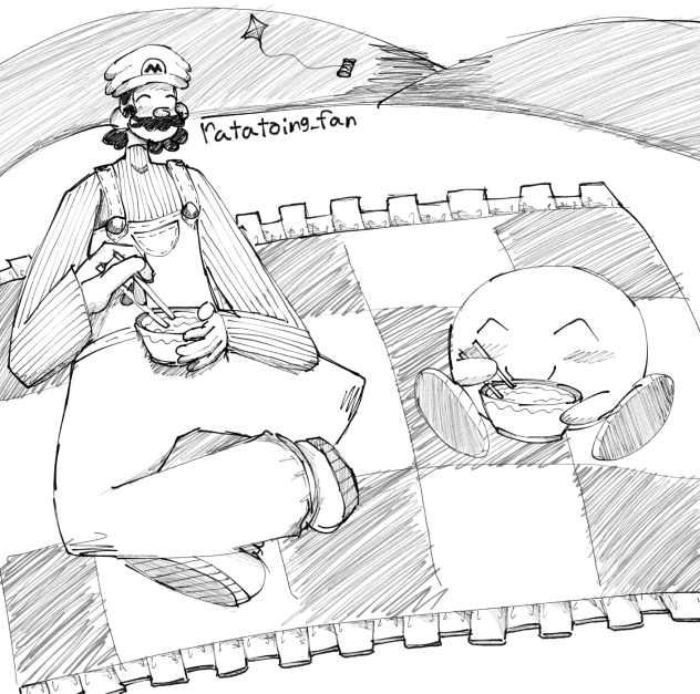 Just pretend the hands look good - ibisPaint