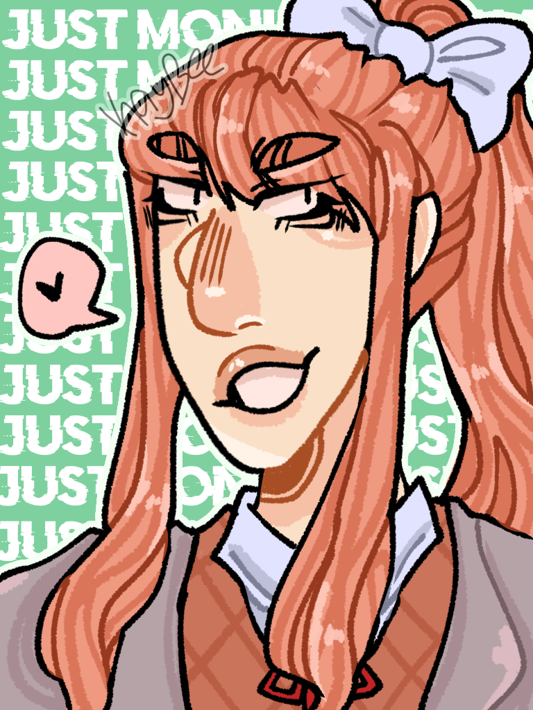 just monika. - ibisPaint
