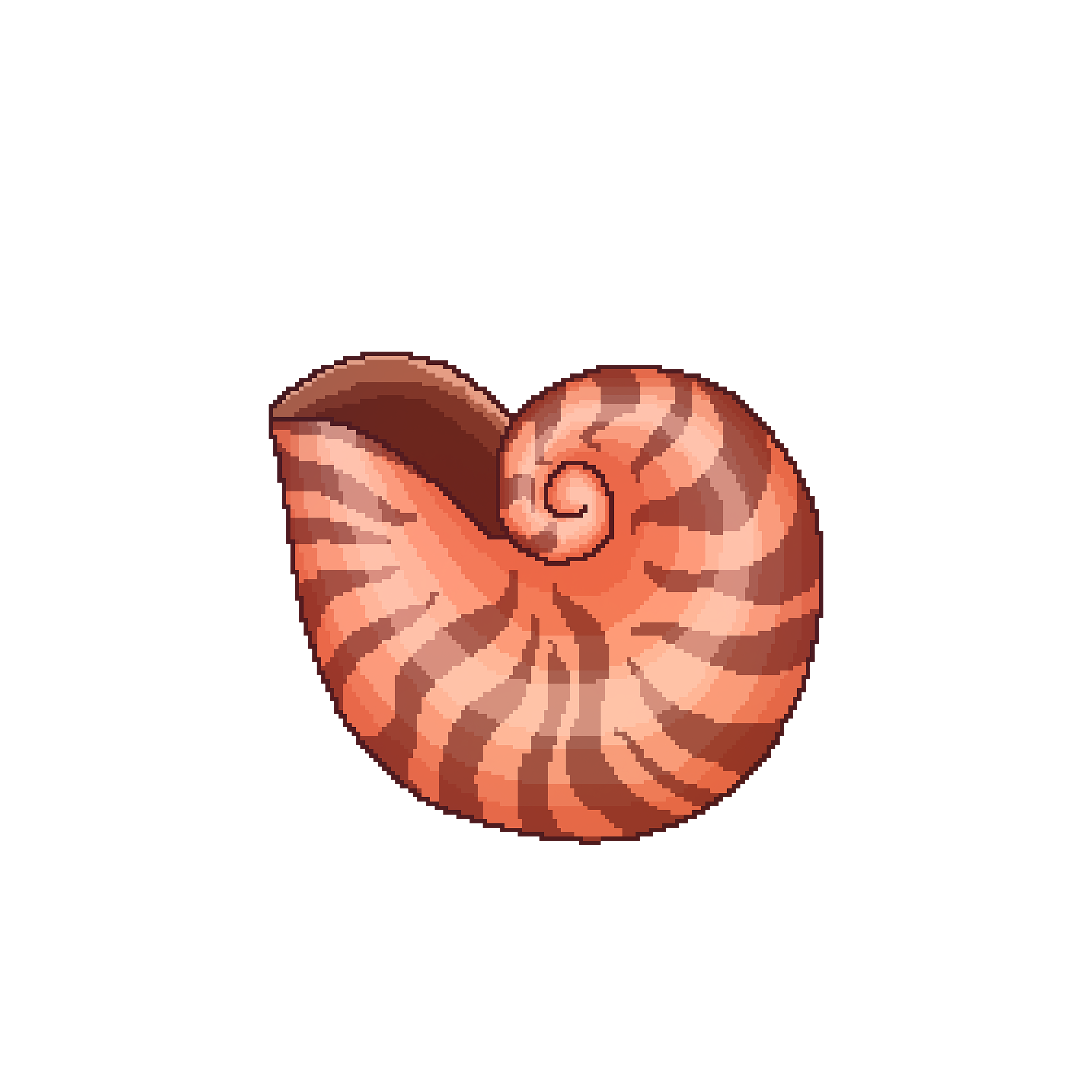 Sea shell (pixel) - ibisPaint
