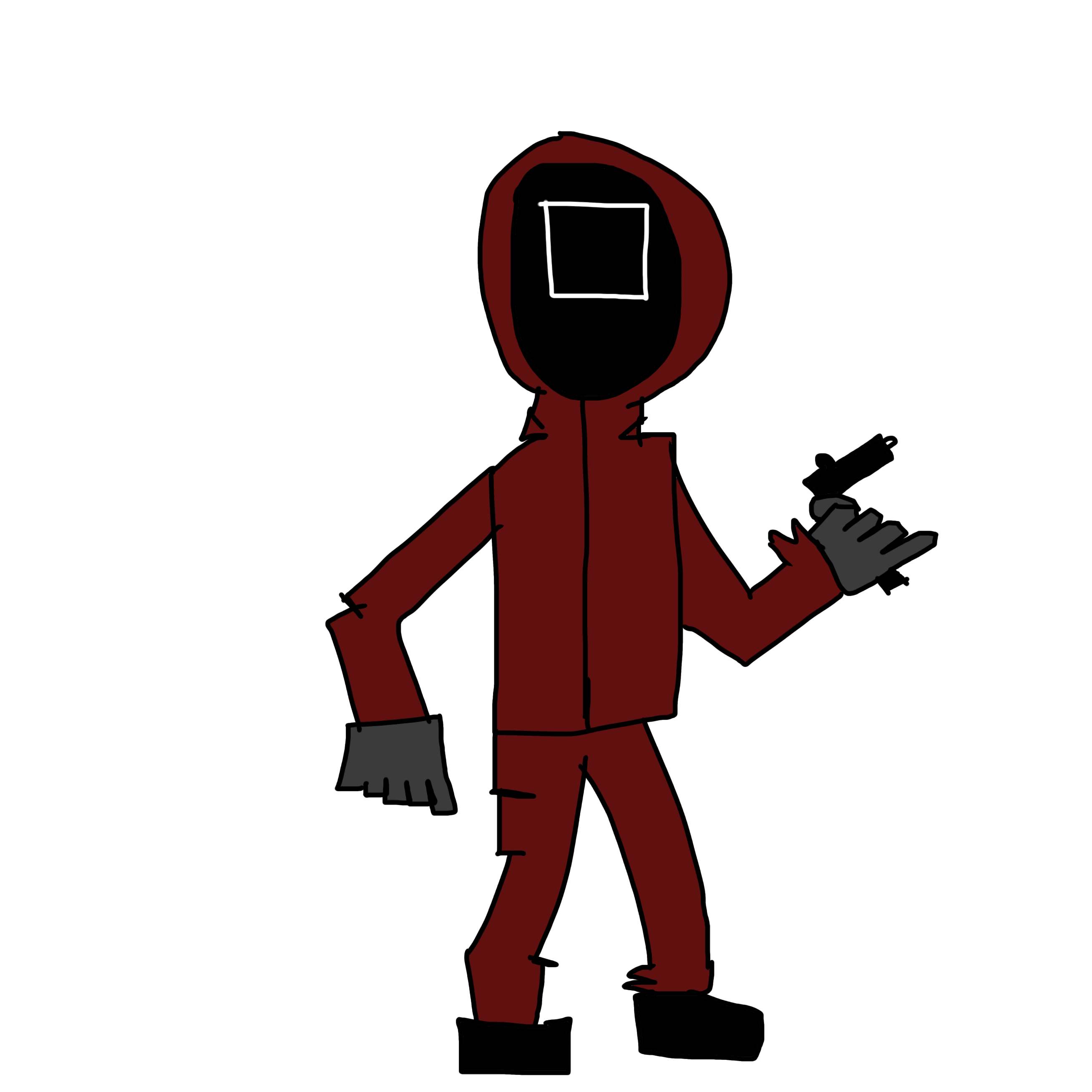 Squid guard(squid game) - ibisPaint