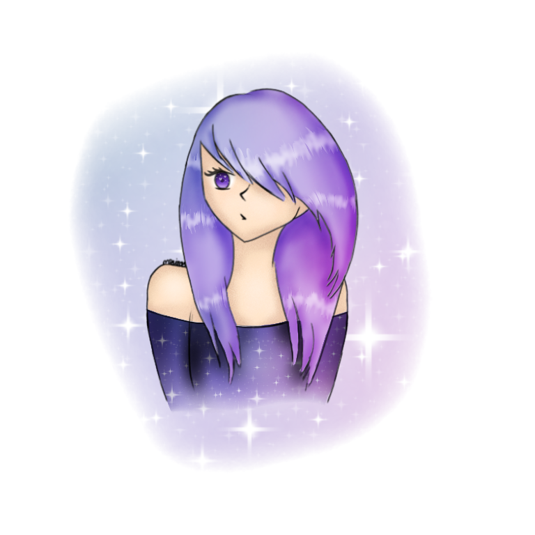 Luna- The Girl from another galaxy - ibisPaint