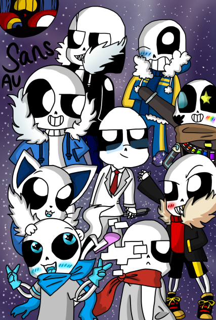 Sans AU wallpaper - ibisPaint