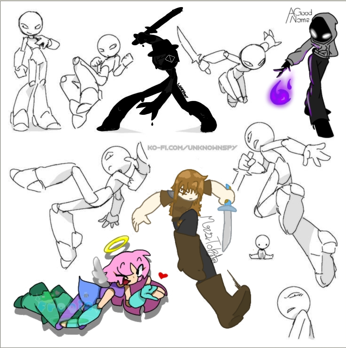 EPIK POSE OF DATH COLLAB - ibisPaint