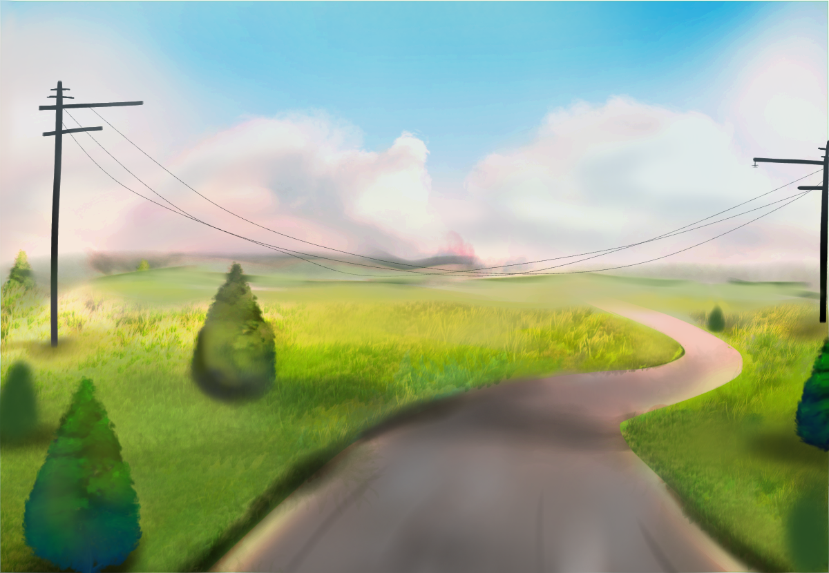 country road - ibisPaint