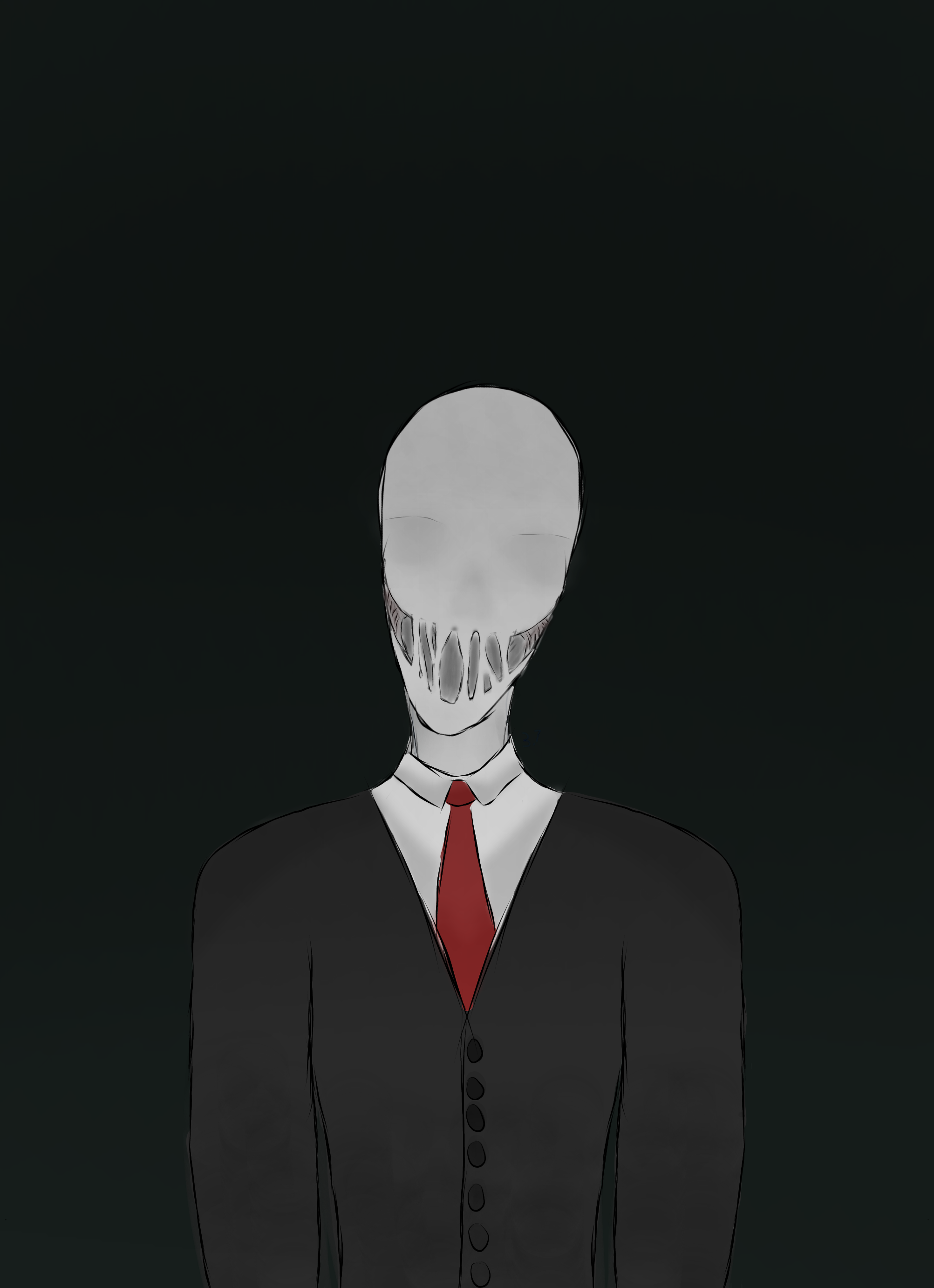 slenderman - ibisPaint