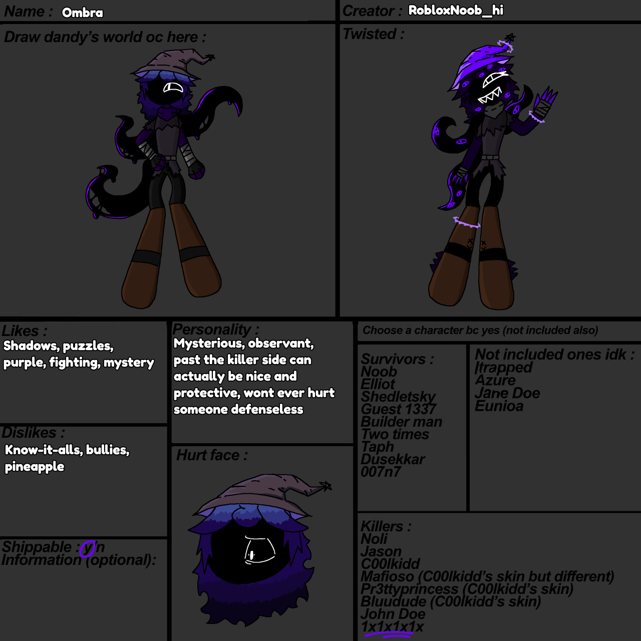 Forsaken (Dw OCs) cs - ibisPaint