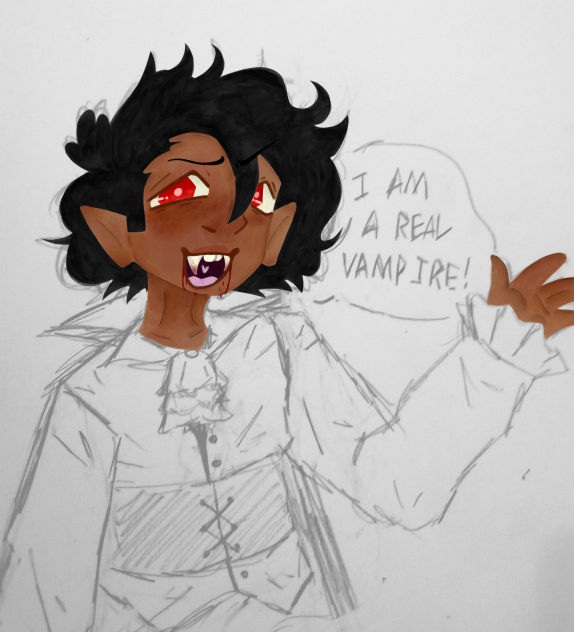 I am a real vampire ! (WIP) - ibisPaint