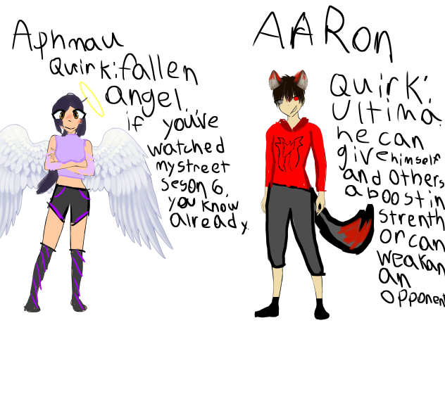 aphmau and aaron but mha - ibisPaint