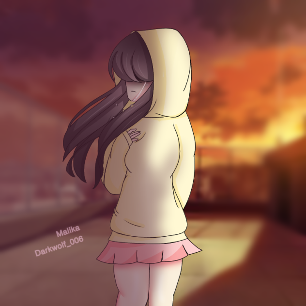 sad girl - ibisPaint