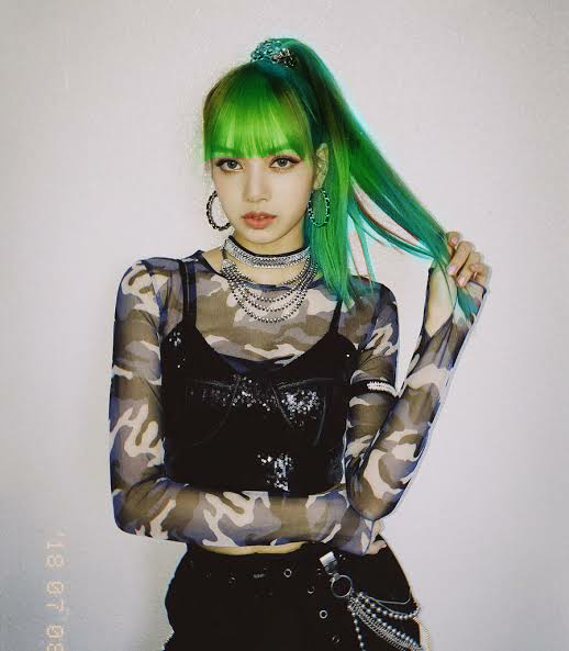 lisa green hair colour - ibisPaint