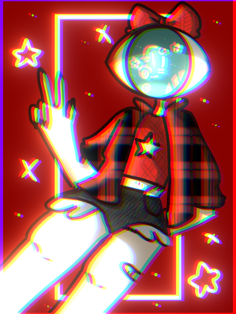 Weirdcore + texture - ibisPaint