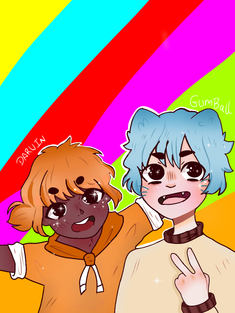 GUMBALL X DARWIN 💙🧡 - ibisPaint