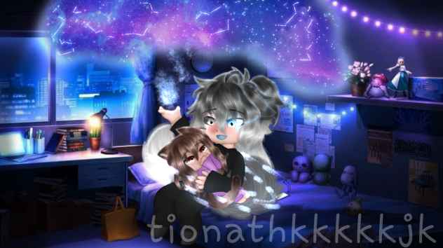 [speedpaint - gacha nox] Galaxy Bedroom - ibisPaint