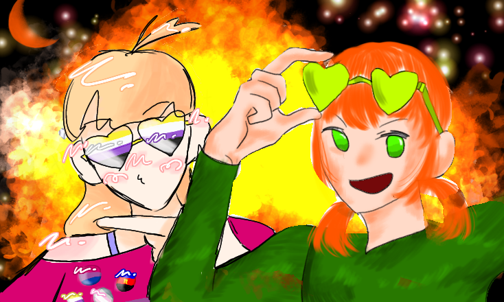 Colab with sqilf! - ibisPaint