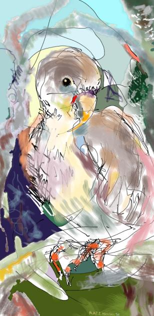 Tonia as a Bird - ibisPaint