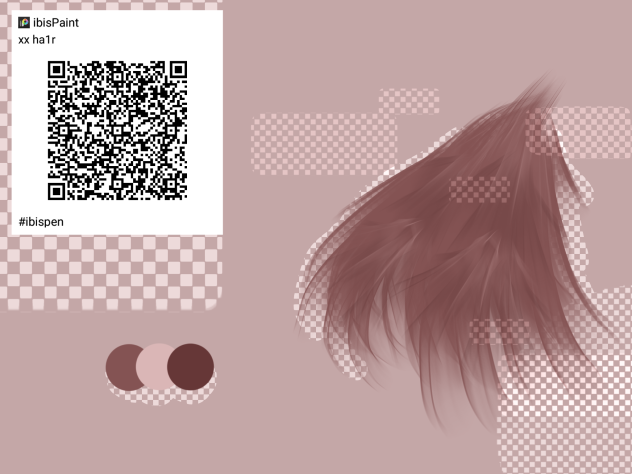 x slay ha1r brush . - ibisPaint