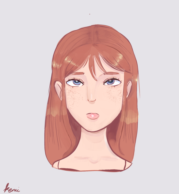 realistic gorl - ibisPaint