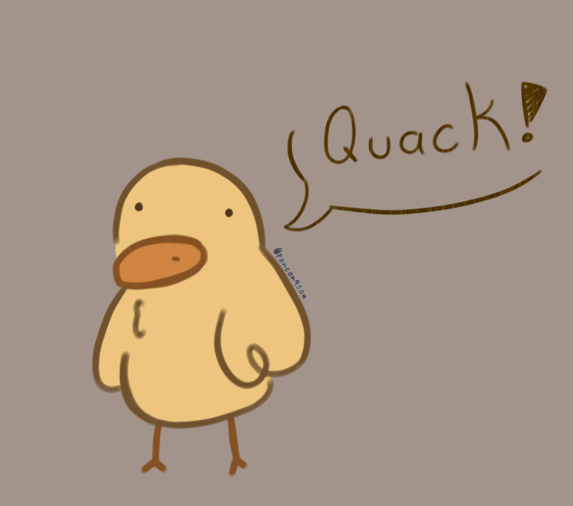 a duck (Quack) - ibisPaint