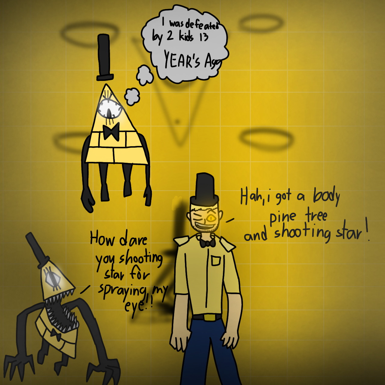 Bill cipher - ibisPaint
