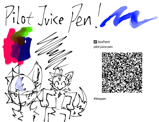 pilot juice pen - ibisPaint