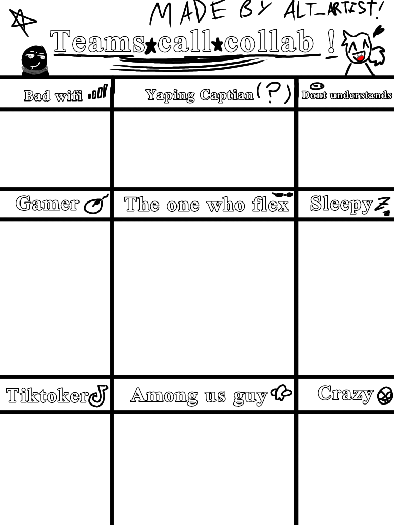 Teams call collab! - ibisPaint