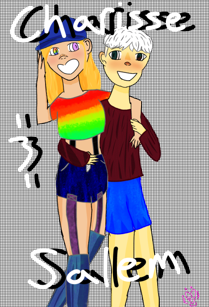 Charisse and Salem; couple art - ibisPaint