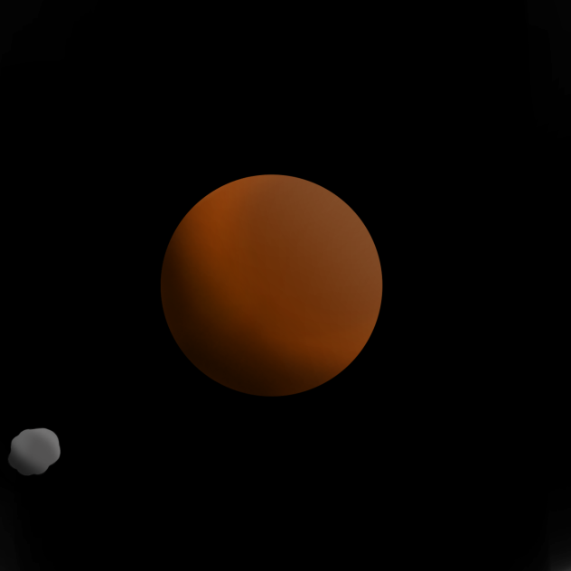 Asteroid Closer To Mars 💀 - ibisPaint