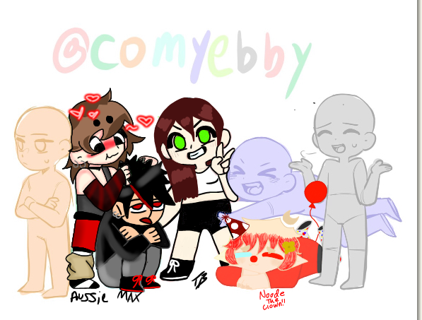 Collab with The Bachmann and Noodle!! - ibisPaint