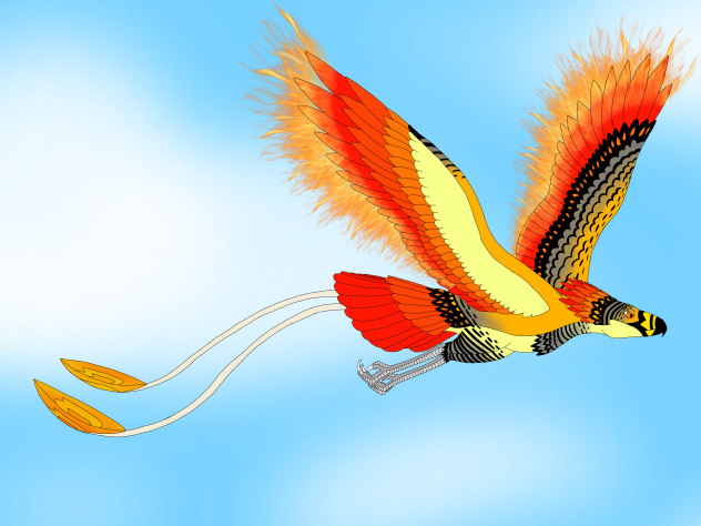 Phoenix in Flight - ibisPaint