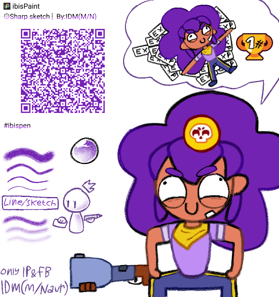 Sharp Sketch ft-derph Shelly - ibisPaint