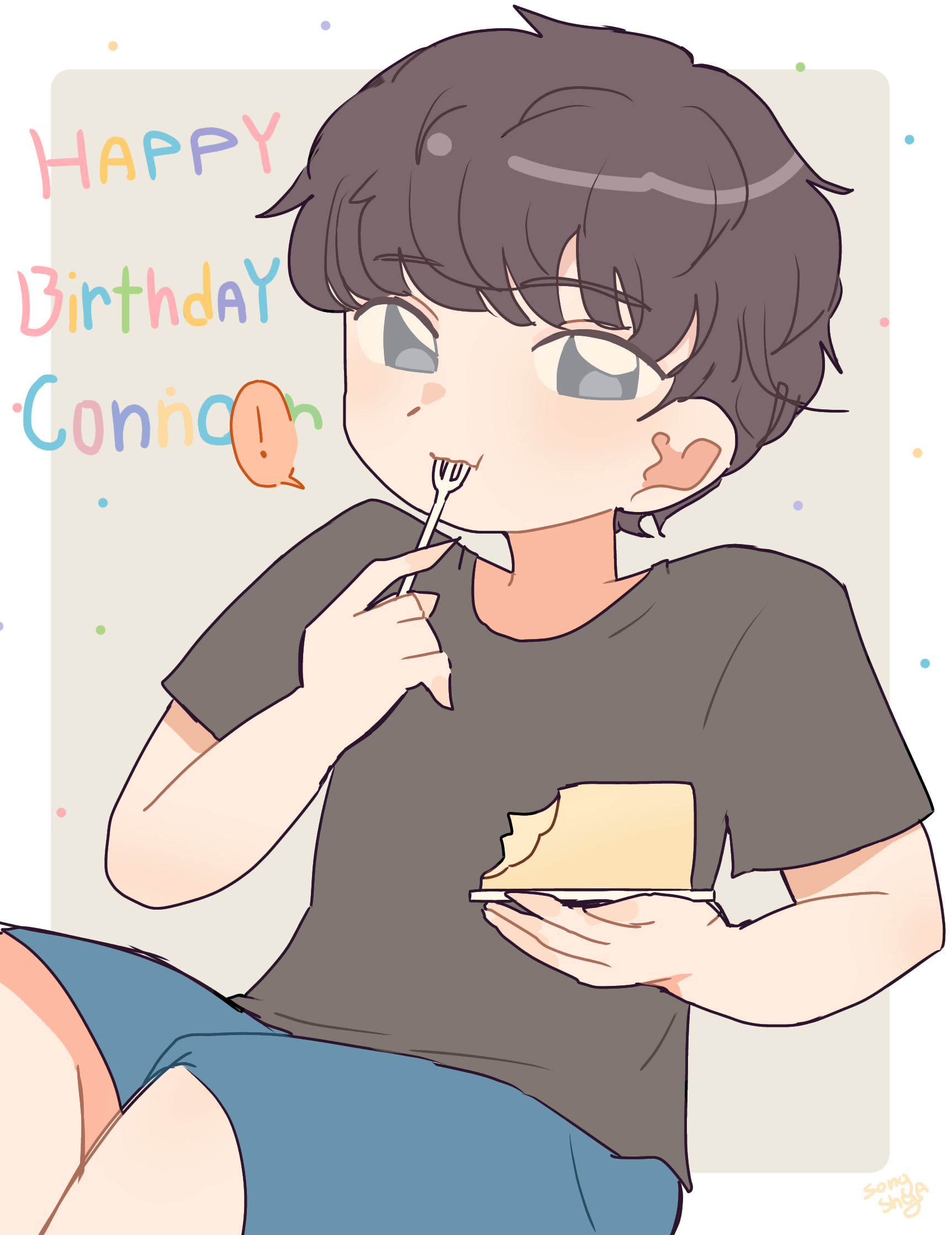 Happy birthday Connor - ibisPaint