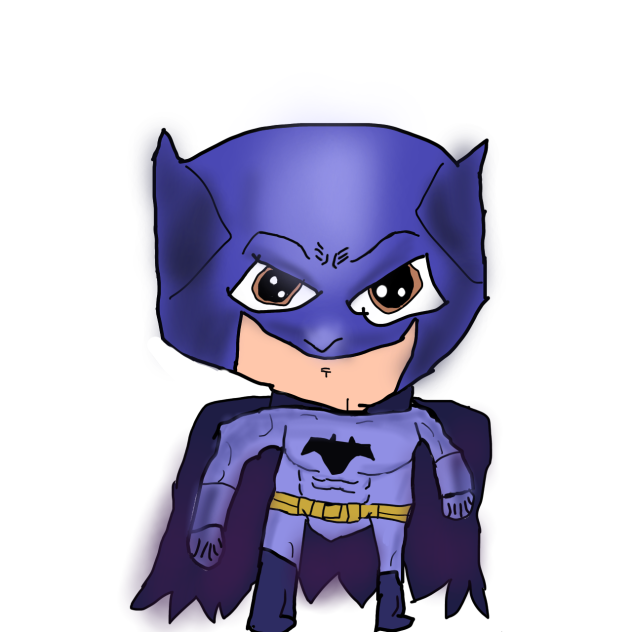 Chibi batman - ibisPaint