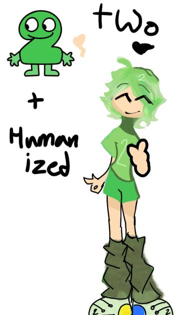 human two how I view it 💫 ️👌 bfdi - ibisPaint