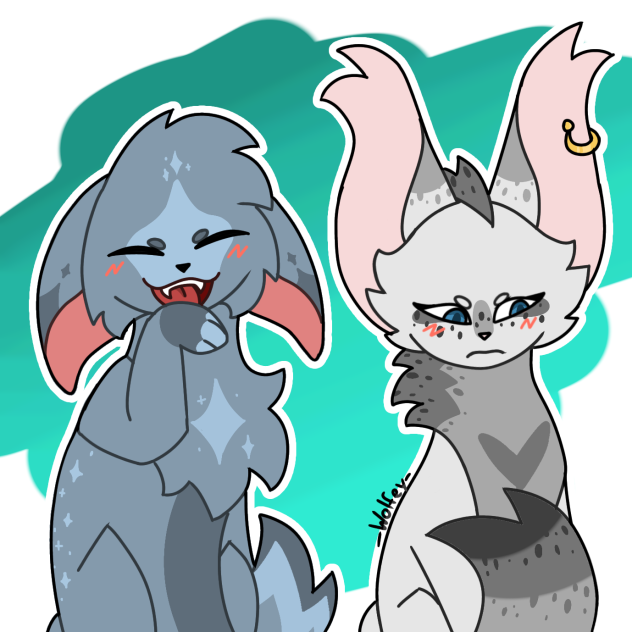 Moonsplash and snowfox - ibisPaint