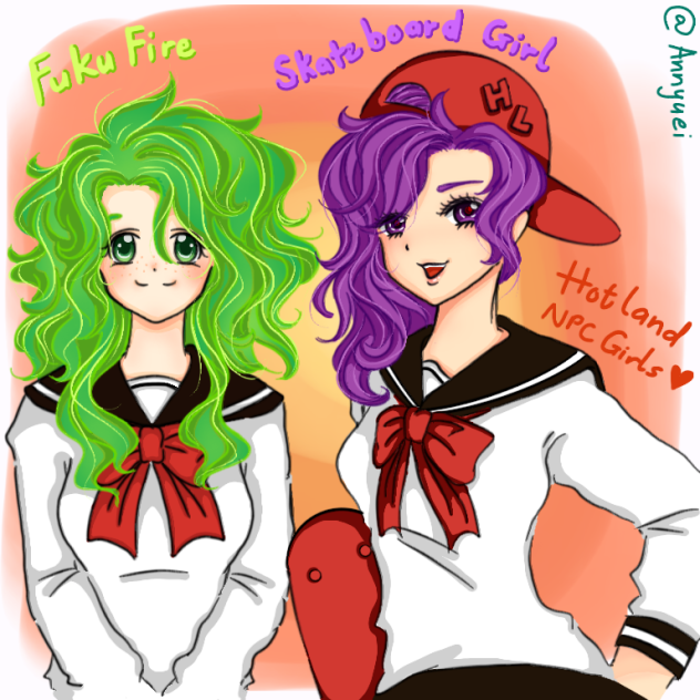 Hotland NPC Girls - ibisPaint