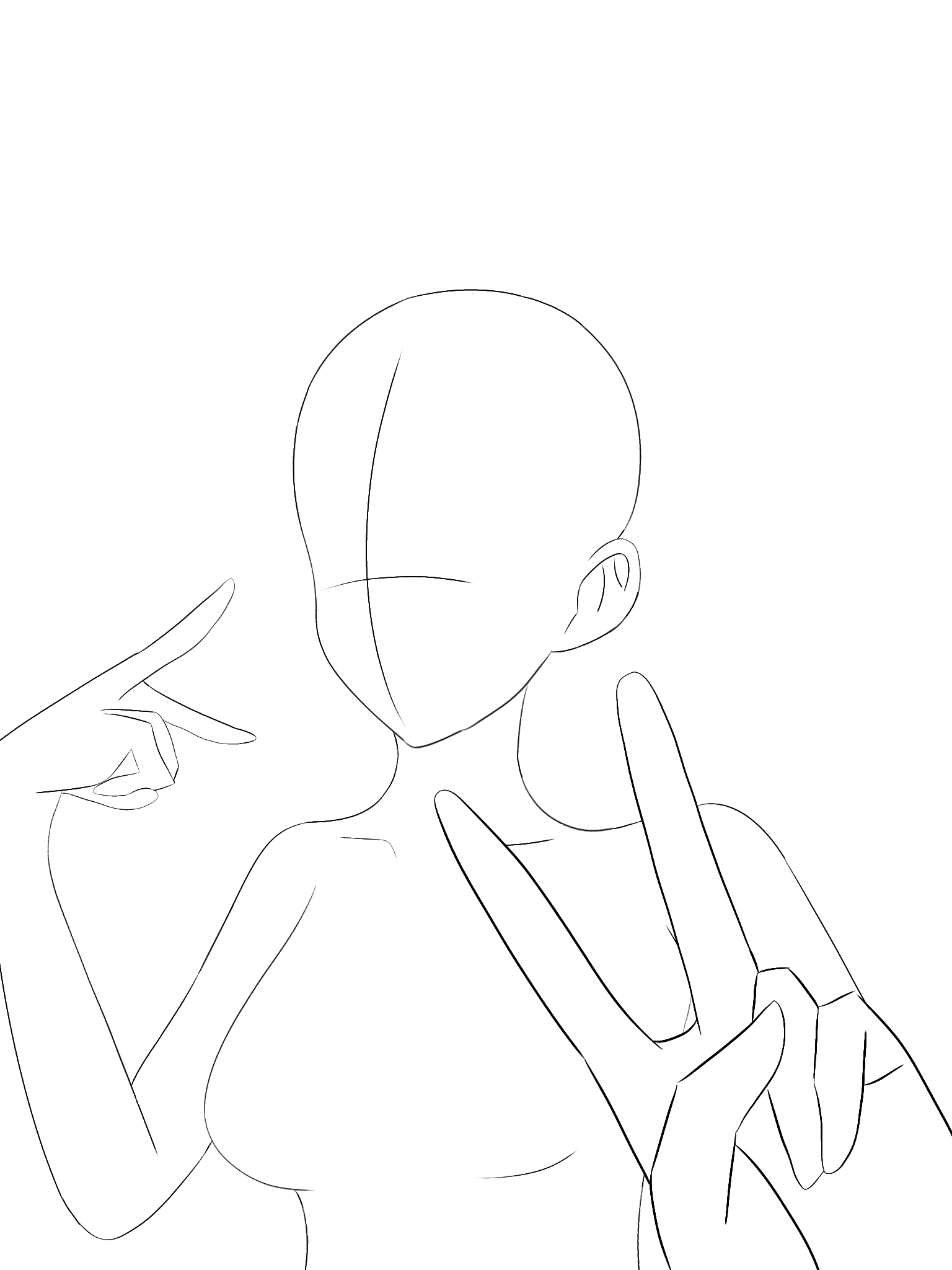 female pose 5 - ibisPaint