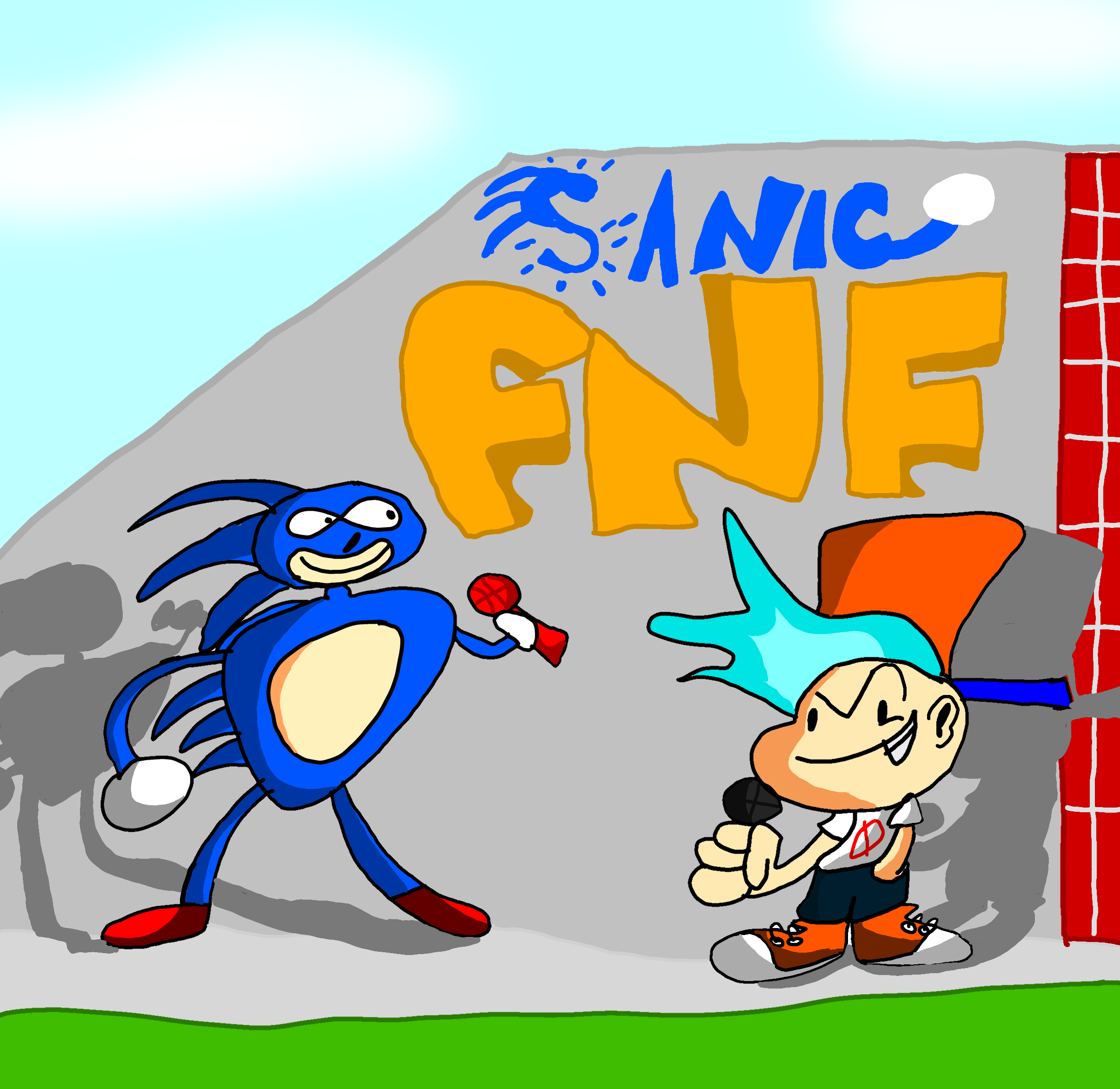 sanic Chance fnf - ibisPaint