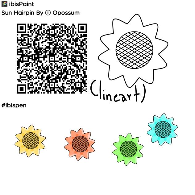 Sun Hairpin - ibisPaint