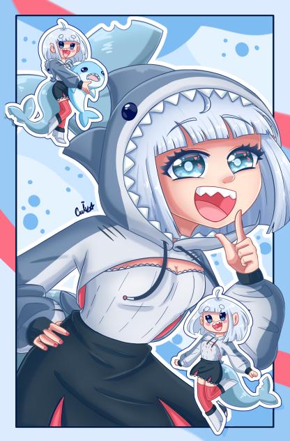 Shark OC 1🩵 - ibisPaint